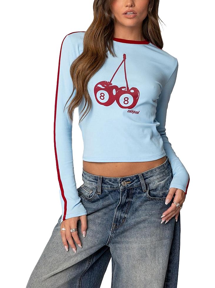EDIKTED EDIKTED Skater Low Rise Wide Leg Jeans